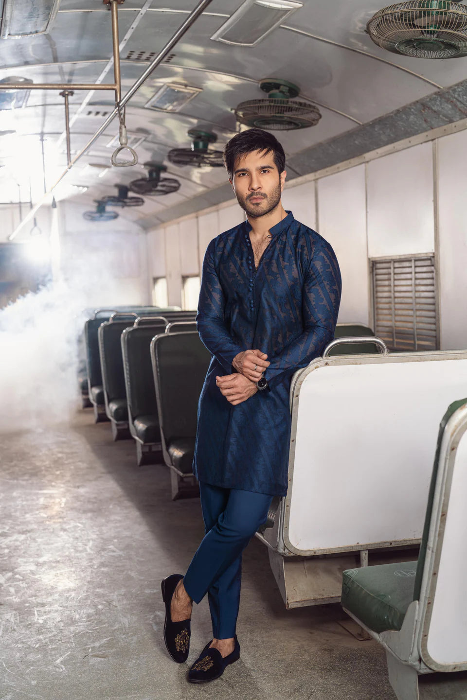 Humayun Alamgir Qamash Kurta Pyjama – Rijaal Menswear